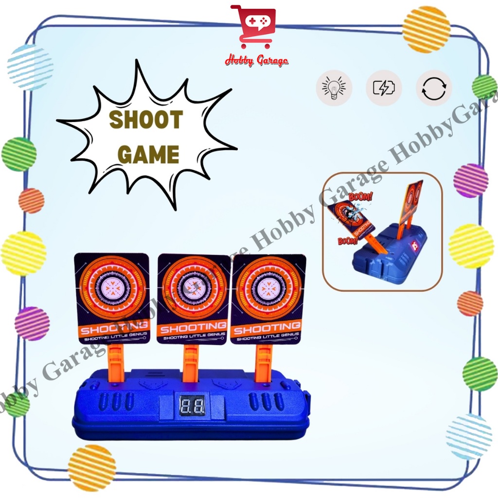 Jual Papan Target Skor Otomatis Shoot A Target Sasaran Tembak Digital ...