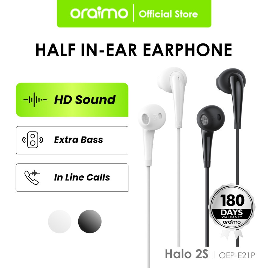 Jual Headset Oraimo OEP-E21P Oraimo Headset Legendary Sound Earphone ...