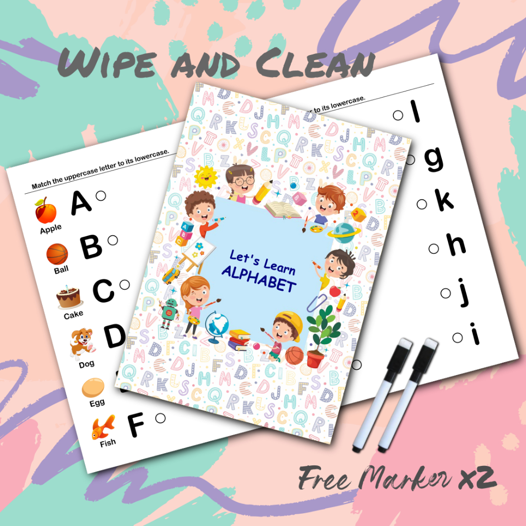 Jual [Alphabet] Buku Aktivitas Anak | Children Activity Book | Wipe ...