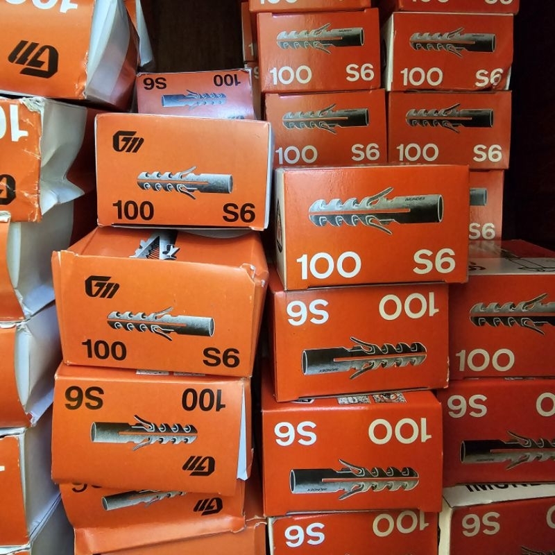 Jual Fiser viser penahan sekrup S6 pengunci sekrup tembok | Shopee Indonesia