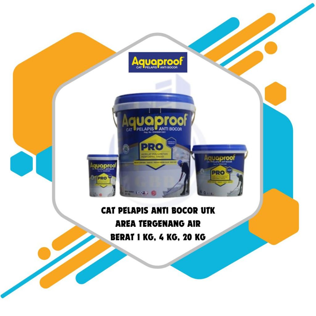 Jual AQUAPROOF PRO 4 KG GOSEND/GRAB | Shopee Indonesia