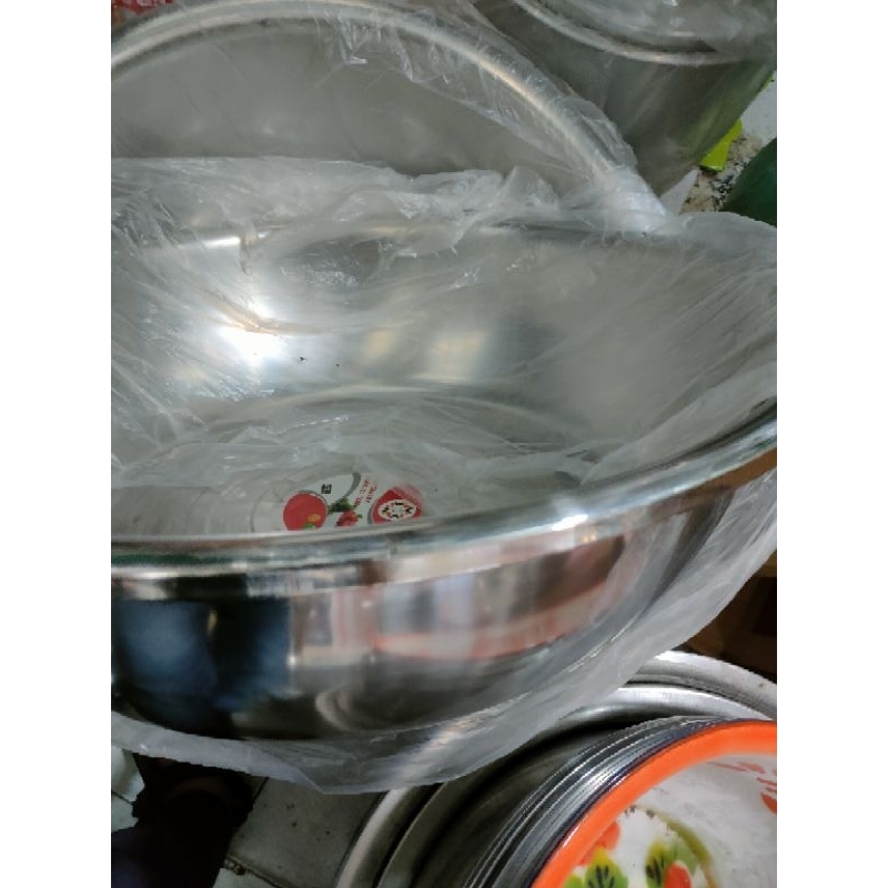 Jual baskom stainless besar jumbo 80cm tebel baskom tebel korea tinggi ...