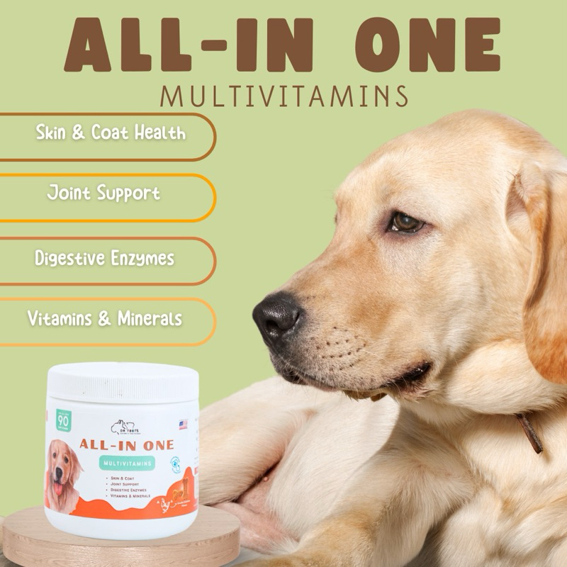 Jual DrToots MULTIVITAMIN ALL in ONE for Dog All Breed/Multi Vitamin Anjing Kunyah Kesehatan ...