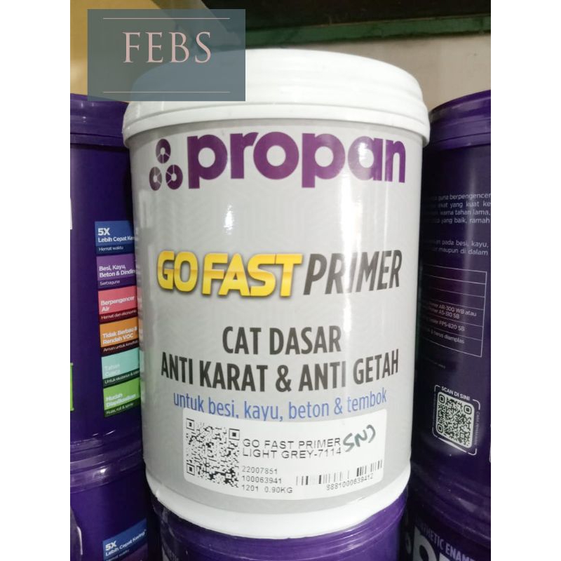 Jual PROPAN Go Fast Primer Cat Dasar Kayu dan Besi 0.9 Kg | Shopee ...