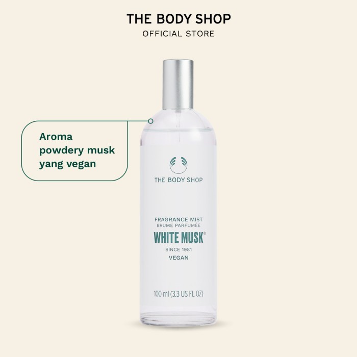 Jual The Body Shop White Musk® Body Mist Fragrance 100ml | Shopee Indonesia