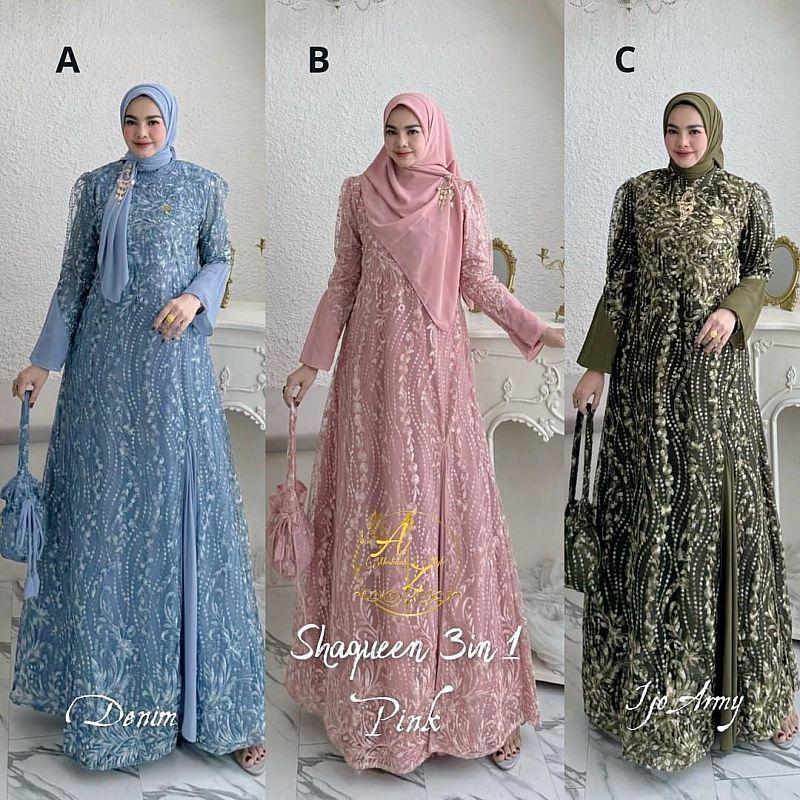 Jual Shaqueen Set 3in1 By Airiz (READY) | Shopee Indonesia