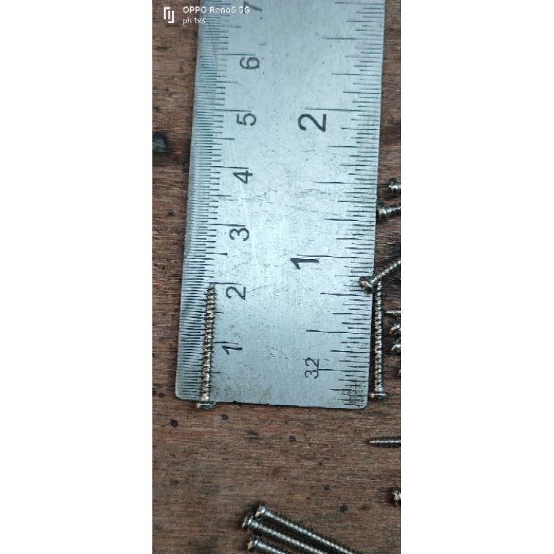 Jual baut / Sekrup Stainless tebal 2 mm panjang 20 mm miniaturan Harga ...