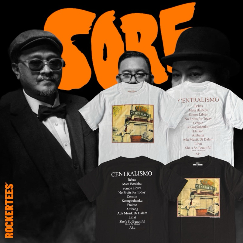Jual SORE - CENTRALISMO COVER ALBUM BLACK / WHITE | ORIGINAL ...