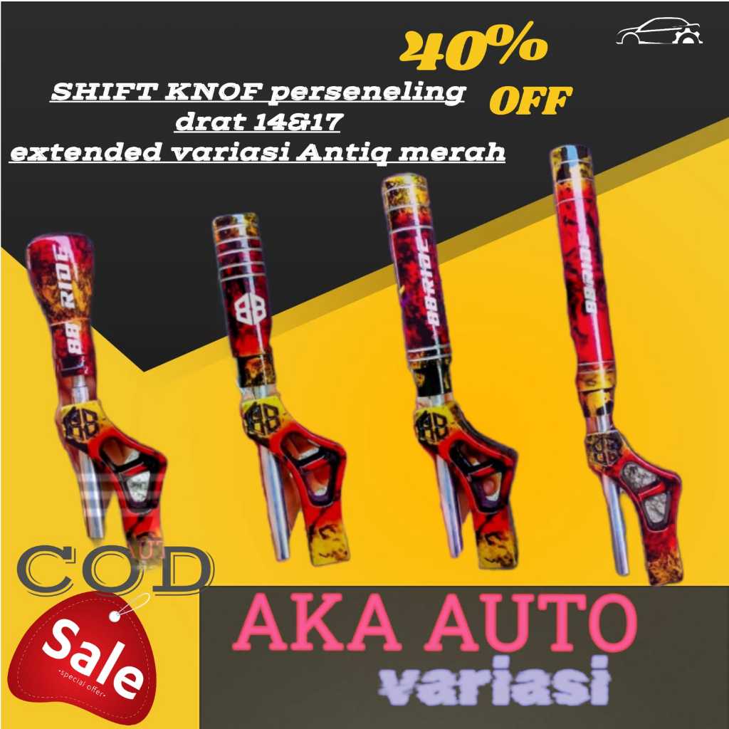 Jual shift knop perseneling mugen racing /tuas perseneling mugen racing ...