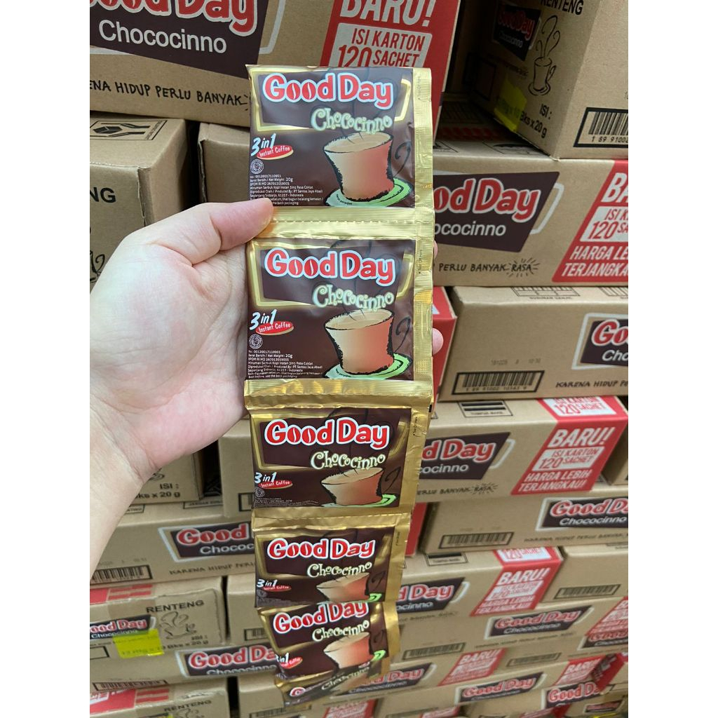Jual GOOD DAY 3 IN 1 CHOCOCINNO (Satu Renceng = 10 x 20gr) | Shopee ...