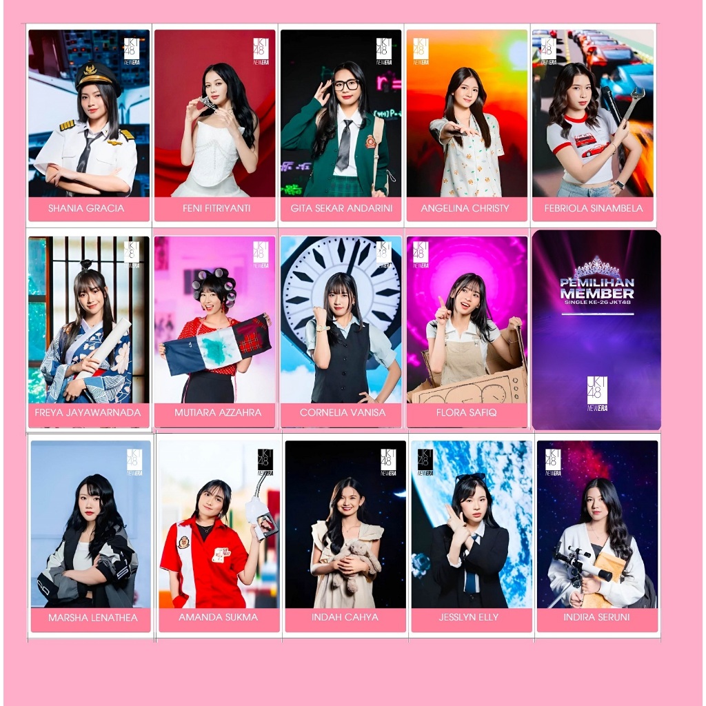 Jual PHOTOCARD JKT48 Unofficial 100 % SSK 2024 PEMILIHAN MEMBER BARU PROMO 2SISI LAMINASI FOTO ...