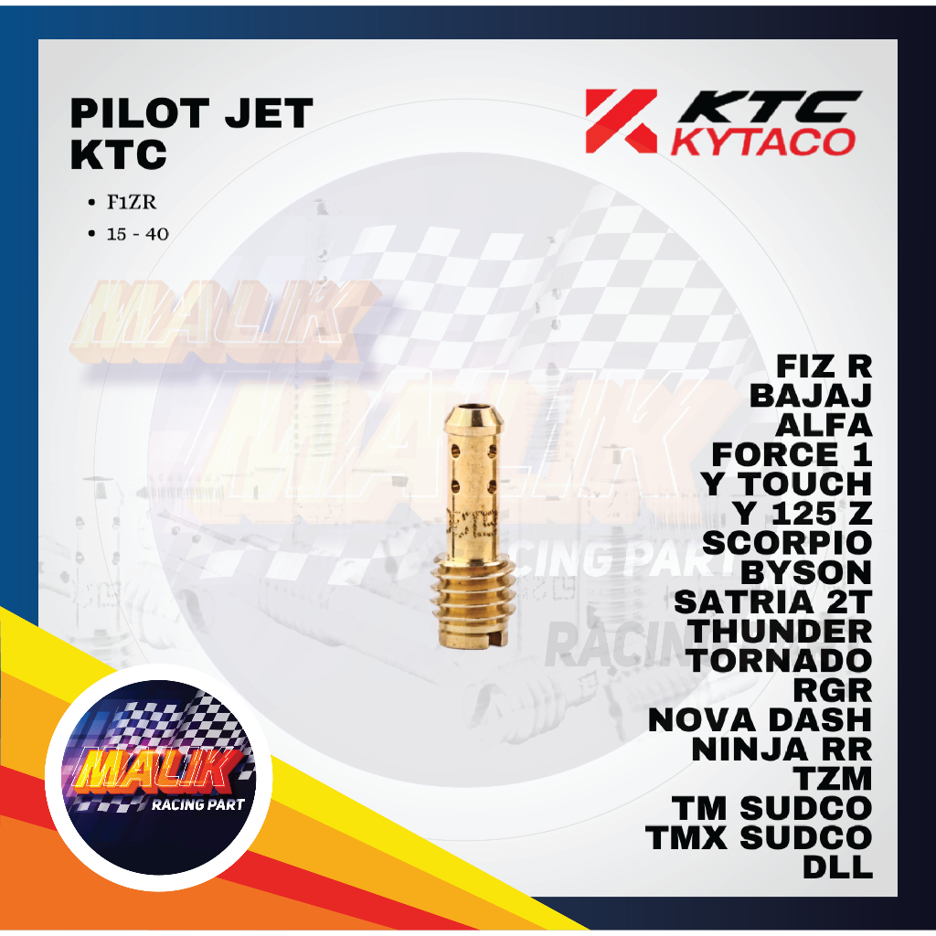 Jual Pilot jet spuyer KTC F1ZR FIZR 125z satria 2t RGR Nova dash ninja rr tzm Scorpio Byson ...