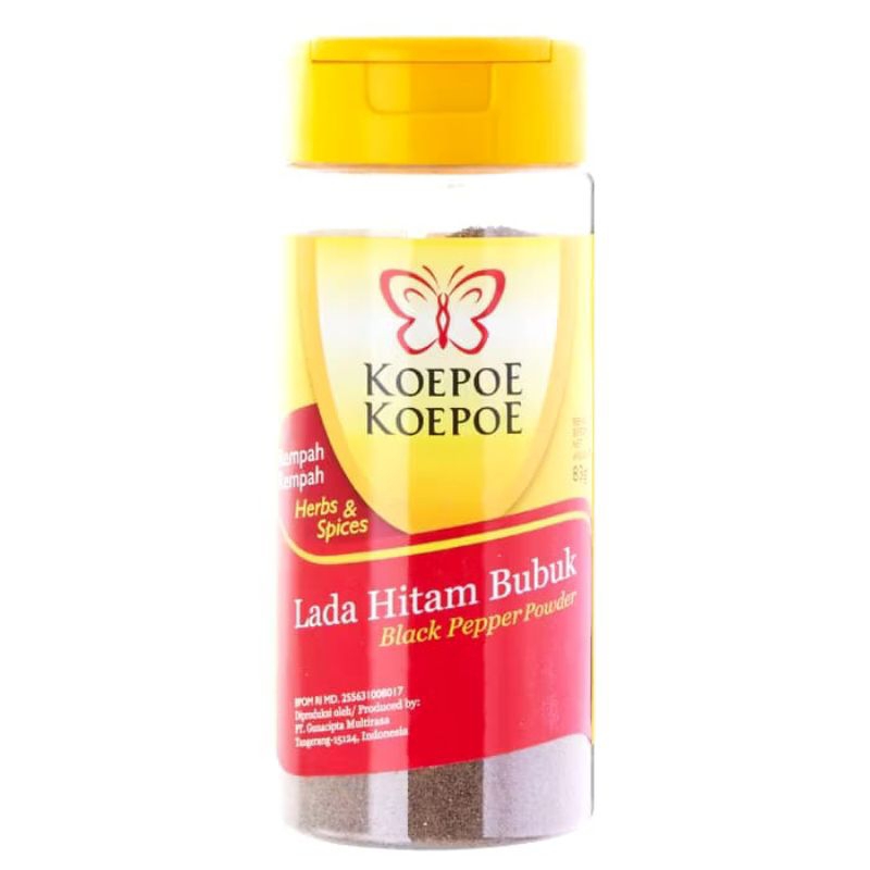 Jual Koepoe Koepoe Lada Hitam Bubuk (83gr) | Shopee Indonesia