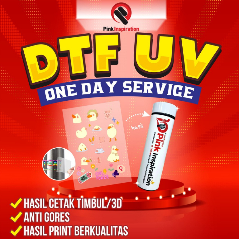 Jual Stiker UV DTF | Sticker UV Decal | Sticker UV Timbul Custom ...
