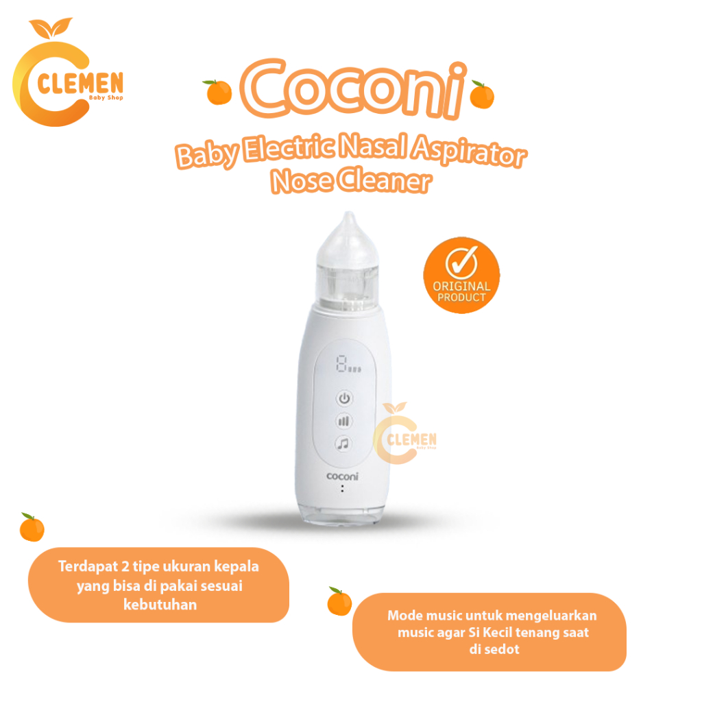 Jual Coconi Baby Electric Nasal Aspirator Nose Cleaner (Pembersih ...