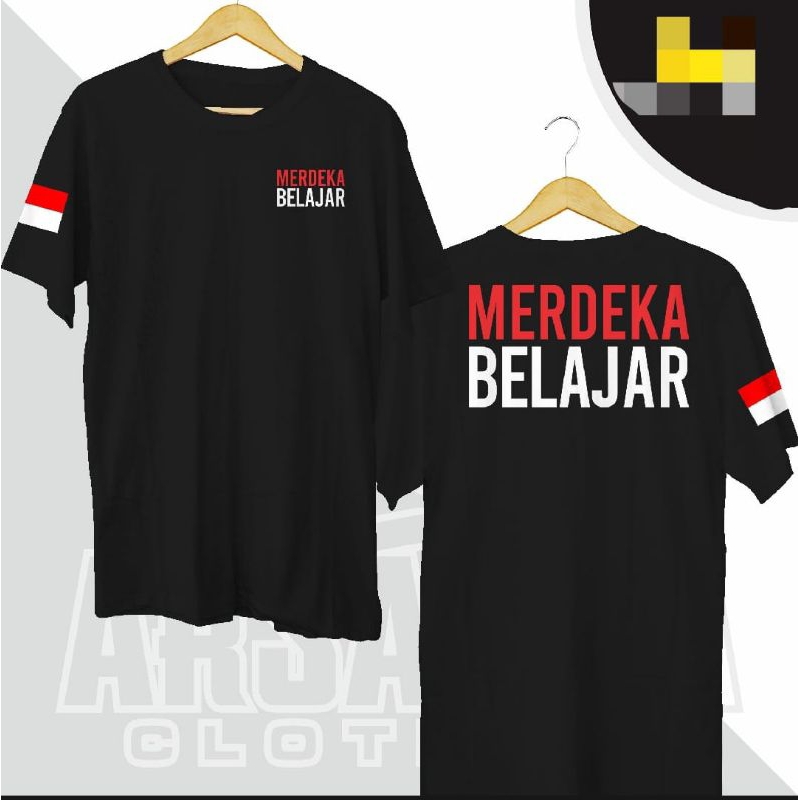 Jual KAOS MERDEKA BELAJAR CORAK MERAH PUTIH | Shopee Indonesia