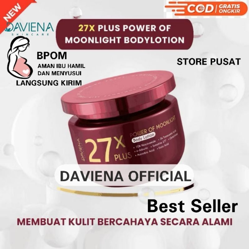 Jual HB DOSTING PEMUTIH BADAN 27X PLUS POWER OF MOONLIGHT DAVIENA ...