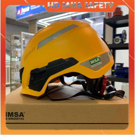Jual Helm MSA V-Gard H1 Trivent Kuning Lokal Fastrack SNI Safety Helmet ...