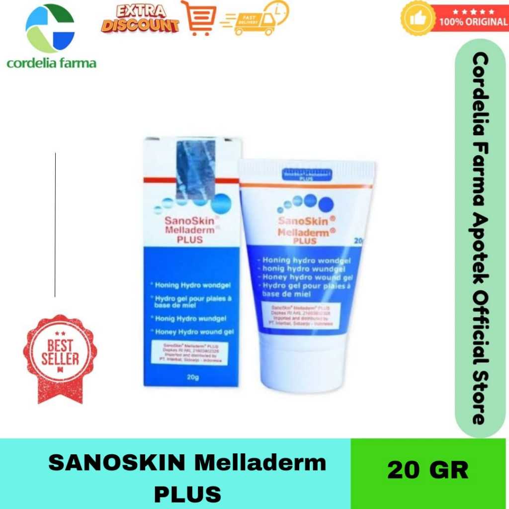 Jual Sanoskin Melladerm Plus 20 gr | Shopee Indonesia