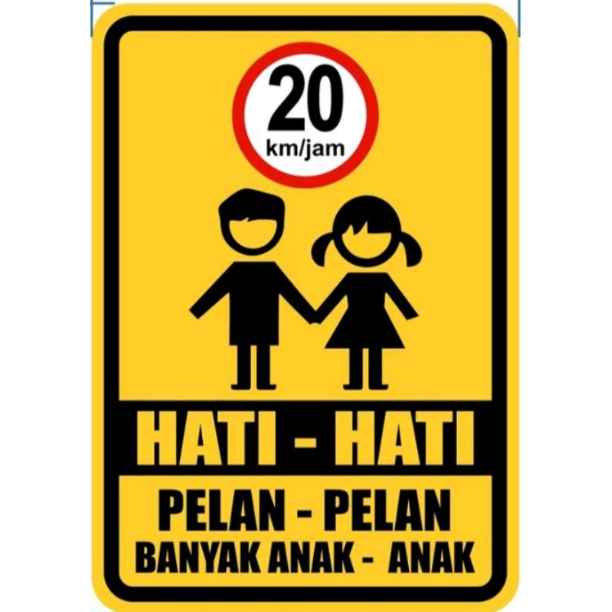 Jual RAMBU HATI HATI PELAN PELAN BANYAK ANAK ANAK STIKER SCOTLITE ...