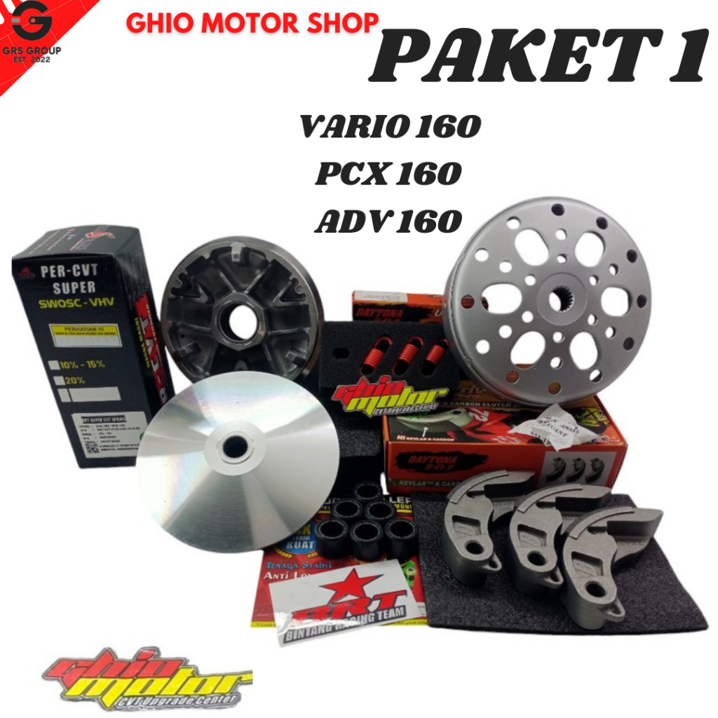 Jual Paket 1 Kirian CVT Pcx 160 Adv 160 Upgrade Kirian Vario pcx adv ...