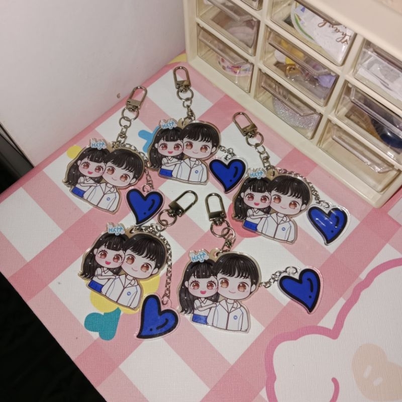 Jual ~ last stock ~ Lovely runner SolJae couple acrylic keychain love ...
