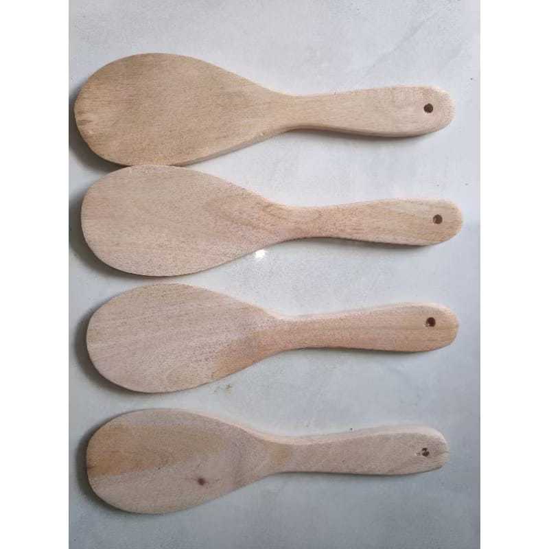 Jual SENDOK NASI BAMBU 23CM / SENDOK NASI TAHAN LAMA / SENDOK NASI ...