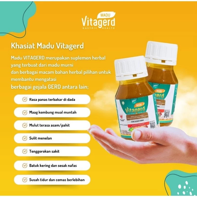 Jual Madu Herbal Infeksi Luka Lambung|Vitagerd Bahan Rempah Atasi Maag ...