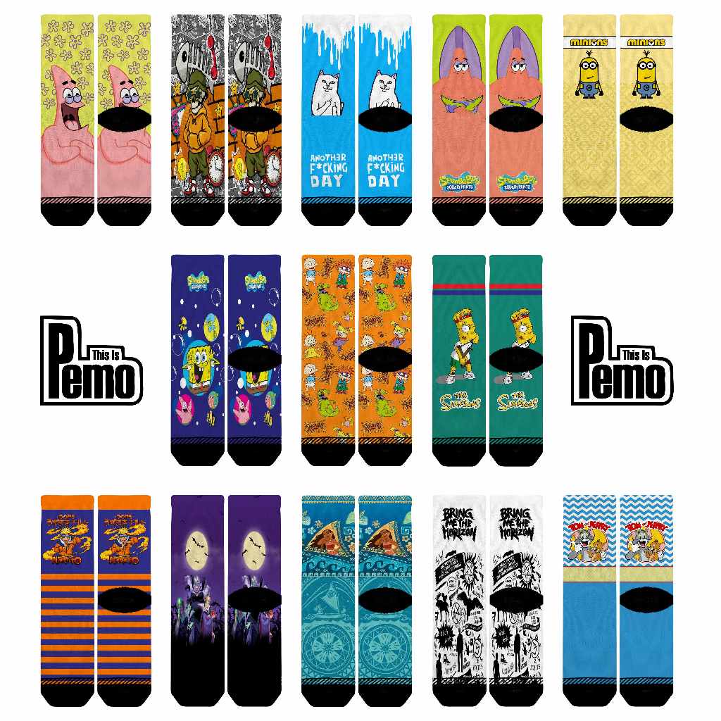 Jual THIS IS PEMO - Kaos Kaki Full Print PREMIUM Series Dewasa ...
