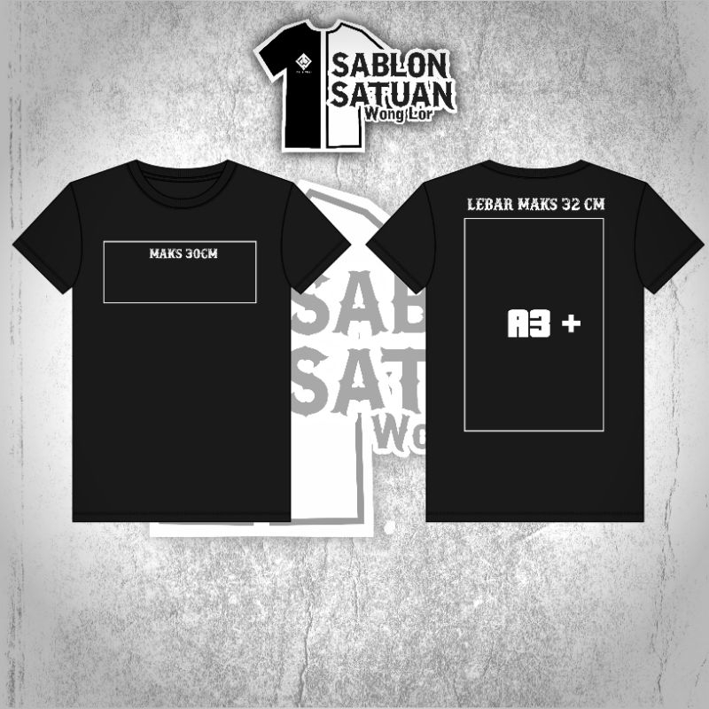 Jual SABLON SATUAN CUSTOM DESAIN BEBAS A3+ | Shopee Indonesia