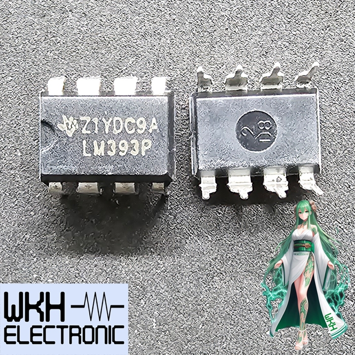 Jual LM393 393 LM393N LM393P DUAL DIFFERENTIAL COMPARATORS DIP8 IC ...