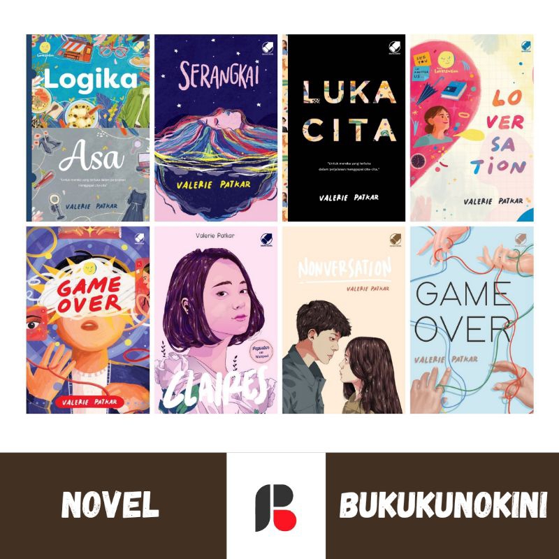 Jual (Original, Segel) Novel Valerie Patkar - Logika Asa; Loversation ...