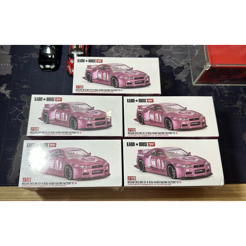 Jual Kaido x MiniGT Nissan Skyline GTR R34 Pink seal dan unsealed ...