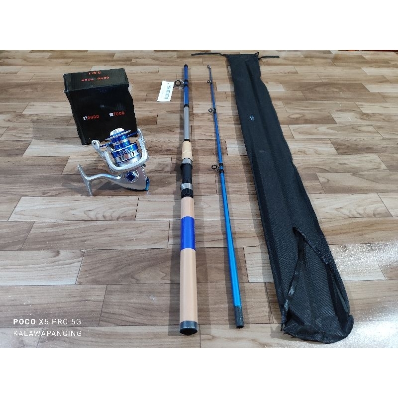 Jual Set Pancing (Sp) Shimano Cruzar 180+ Reel Pancing 6000 (Action ...