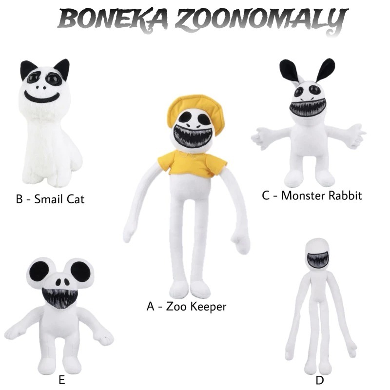 Jual Boneka Zoonomaly Plush Toy Game Horror Doll Cartoon Freak Zoo Soft ...