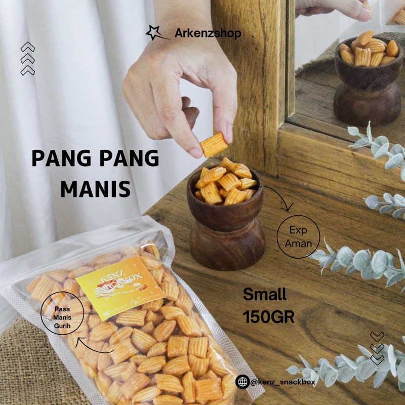 Jual Snack Kiloan Pang-Pang Manis (S) 150gr Cemilan Camilan Enak Gurih ...