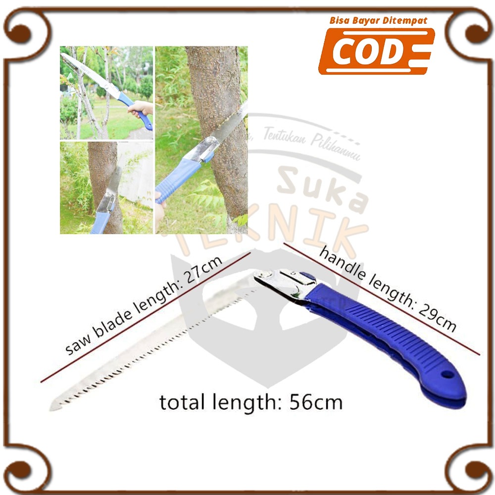 Jual gergaji lipat portable potong kayu dahan ranting tanaman hias ...