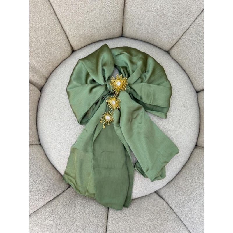 Jual Selendang SATIN SILK GLOSSY // selendang Kebaya // selendang ...