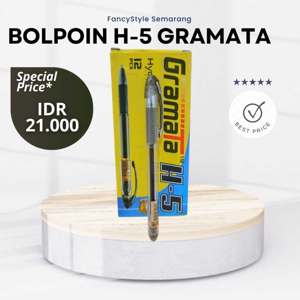 Jual Bolpen GRAMATA HITAM | Shopee Indonesia
