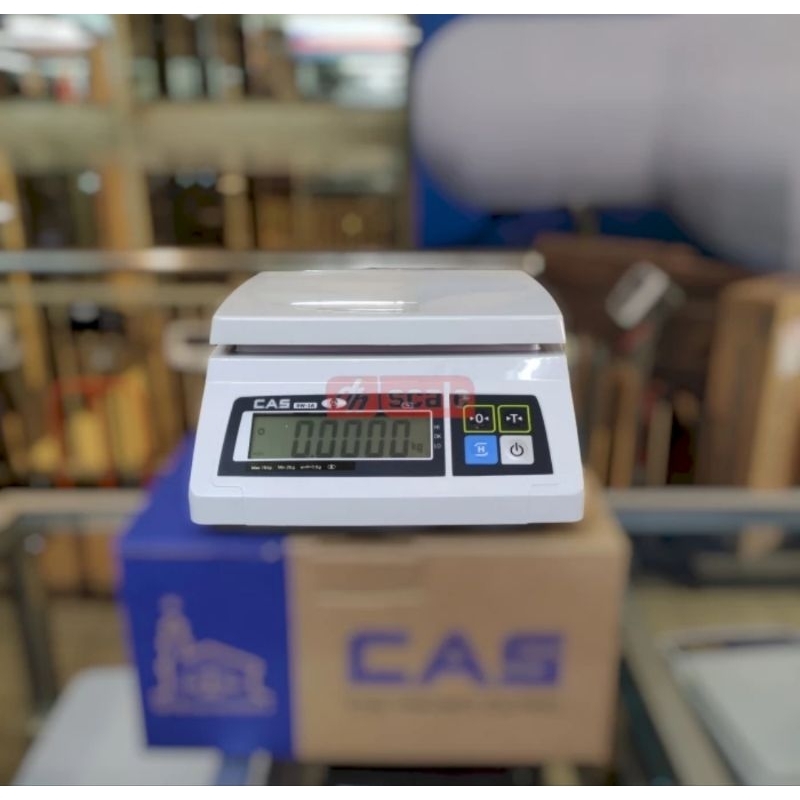 Jual Timbangan meja digital CAS SW 1A single display kapasitas 30 kg x 1 gram garansi service ...