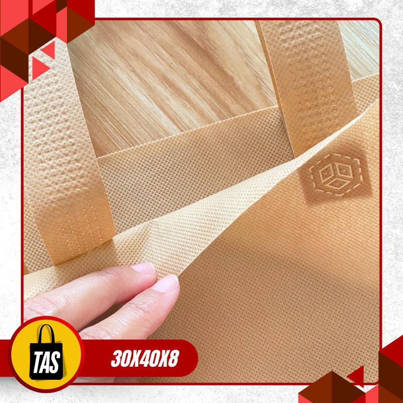 Jual GOODIEBAGS TAS PRESS 30X40X8 60GSM CUSTOM DESAIN SESUKA HATI BAHAN ...