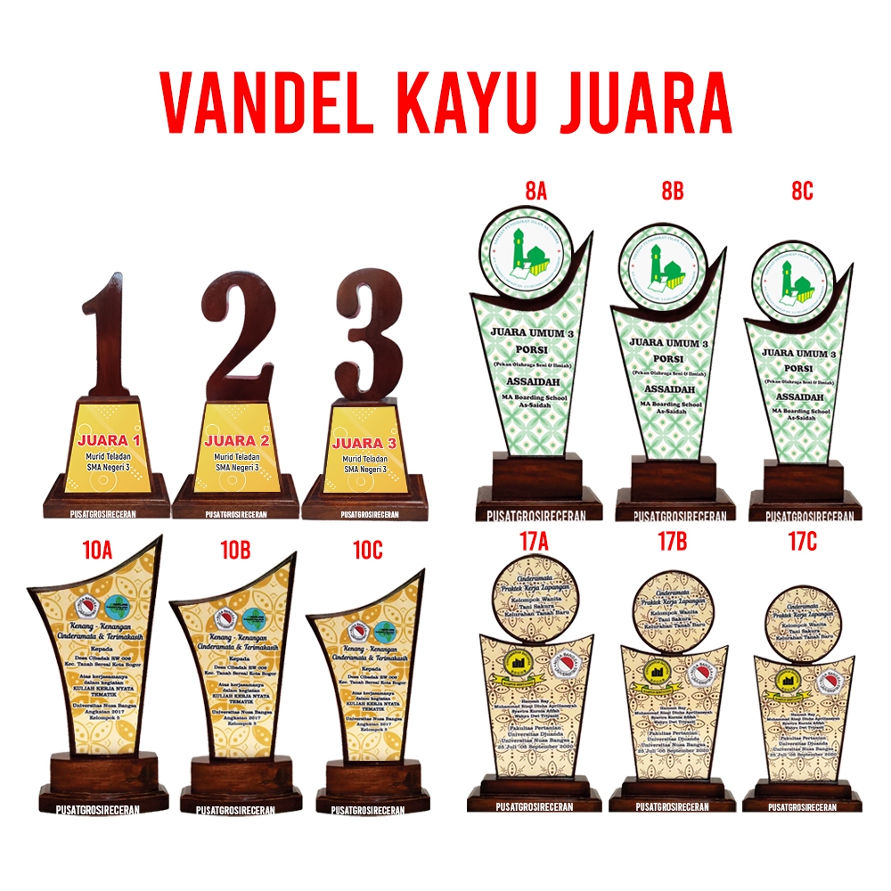 Jual Custom Vandel Juara Lomba Sekolah Wedding Pernikahan Guru Magang ...