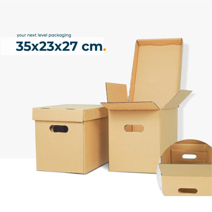 Jual Box Arsip Besar 35x23x27 Cm Kardus Kemasan File Besar Kotak ...