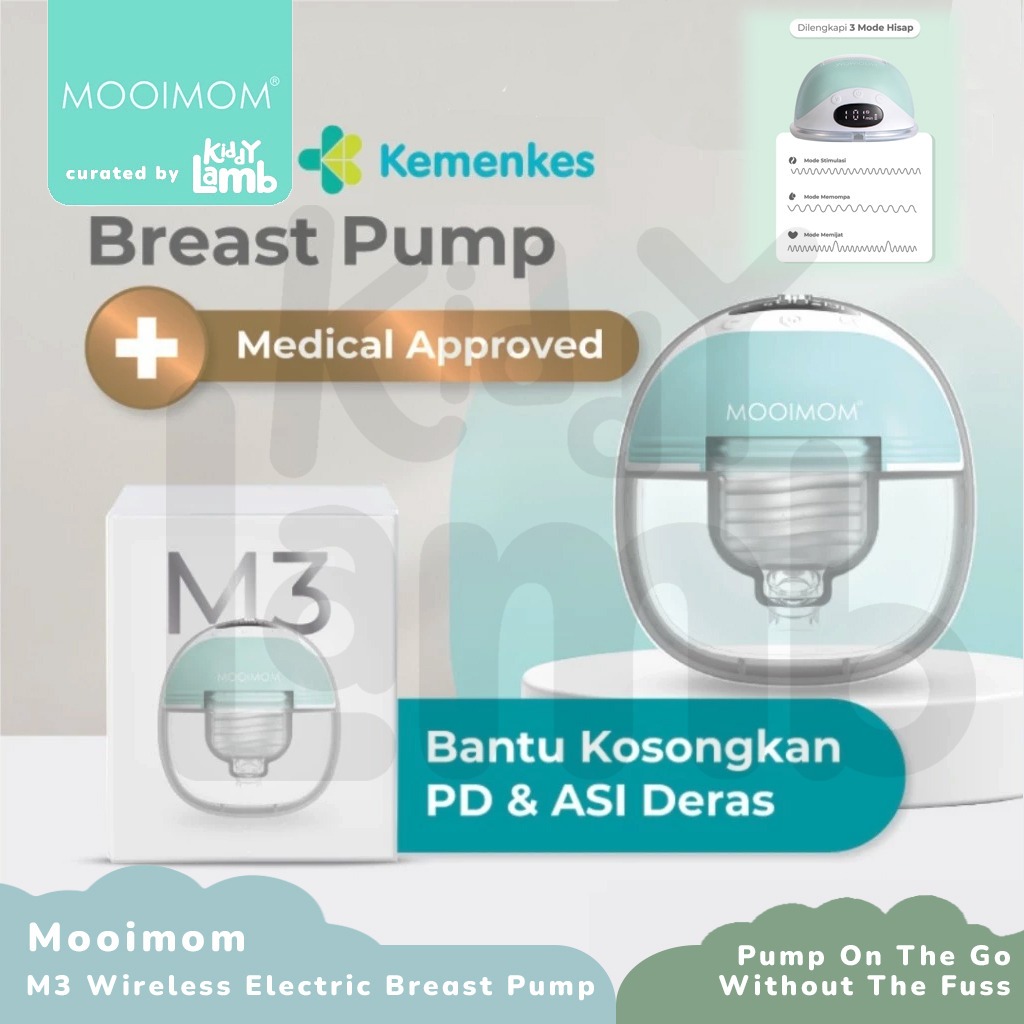 Jual Mooimom Breast Pump Electric M3 Hands Free / Pompa ASI Elektrik ...