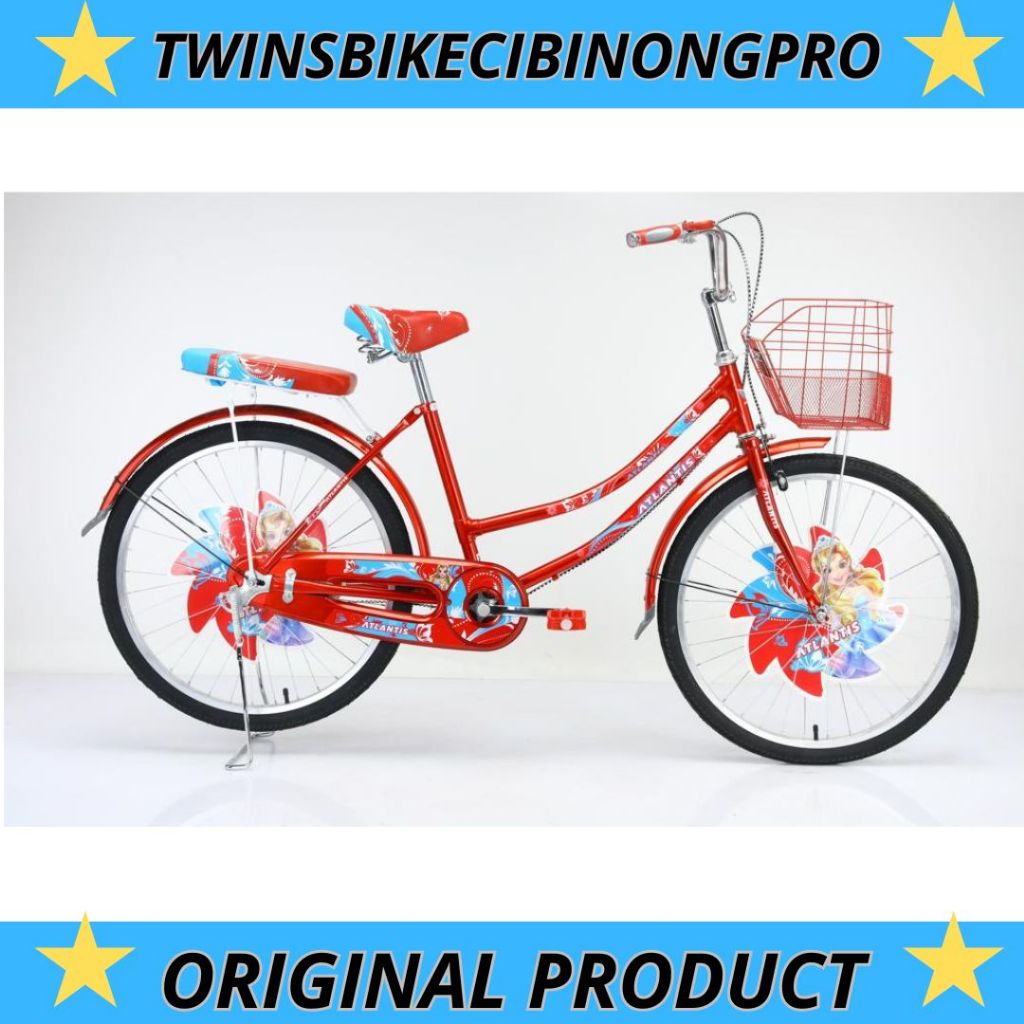 Jual Sepeda Mini 24 Atlantis 501 Keranjang | Shopee Indonesia