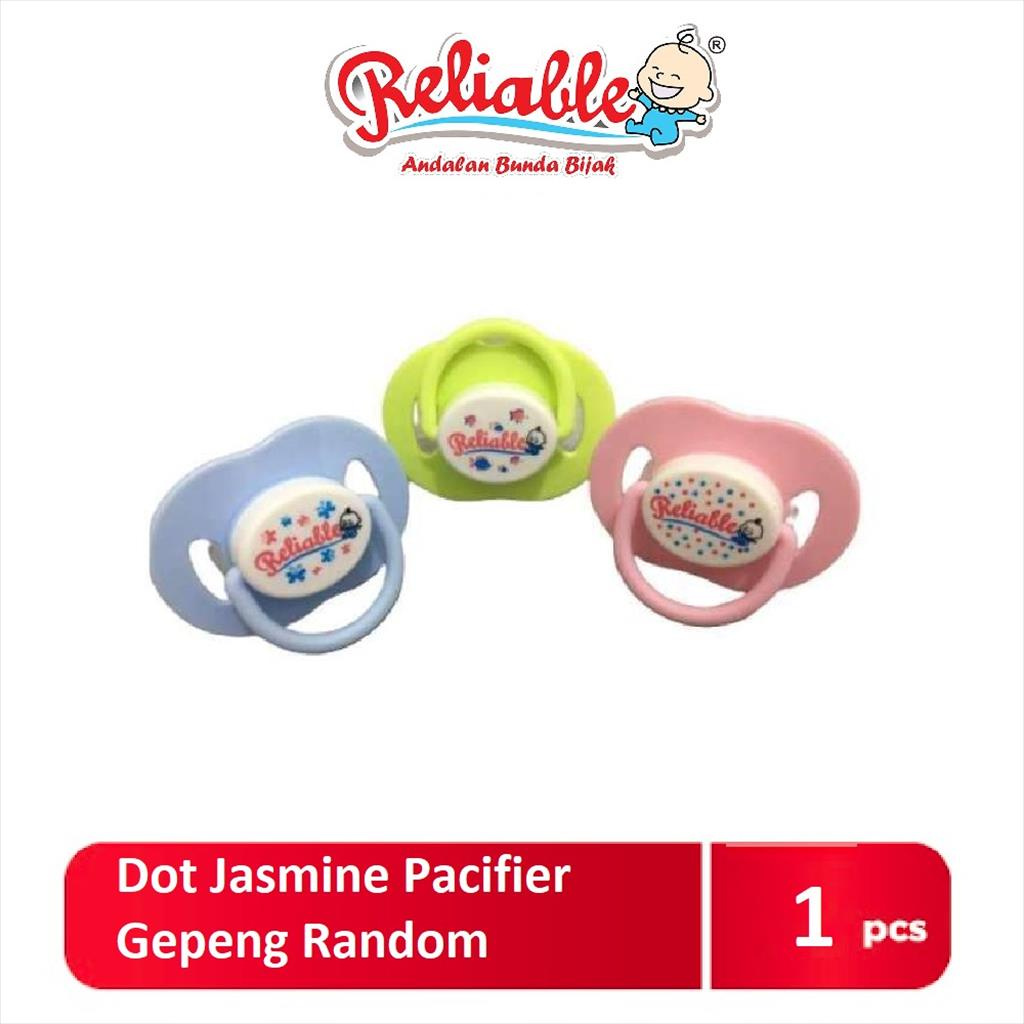 Jual Reliable Empeng Bayi Dot Jasmine Pacifier Gepeng 1 pcs | Shopee ...