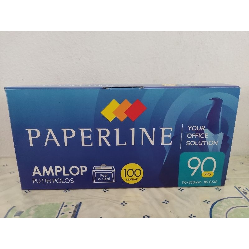 Jual Amplop putih polos besar, 90 PPS, 110 x 230 mm, 80 gsm, 100 lembar ...