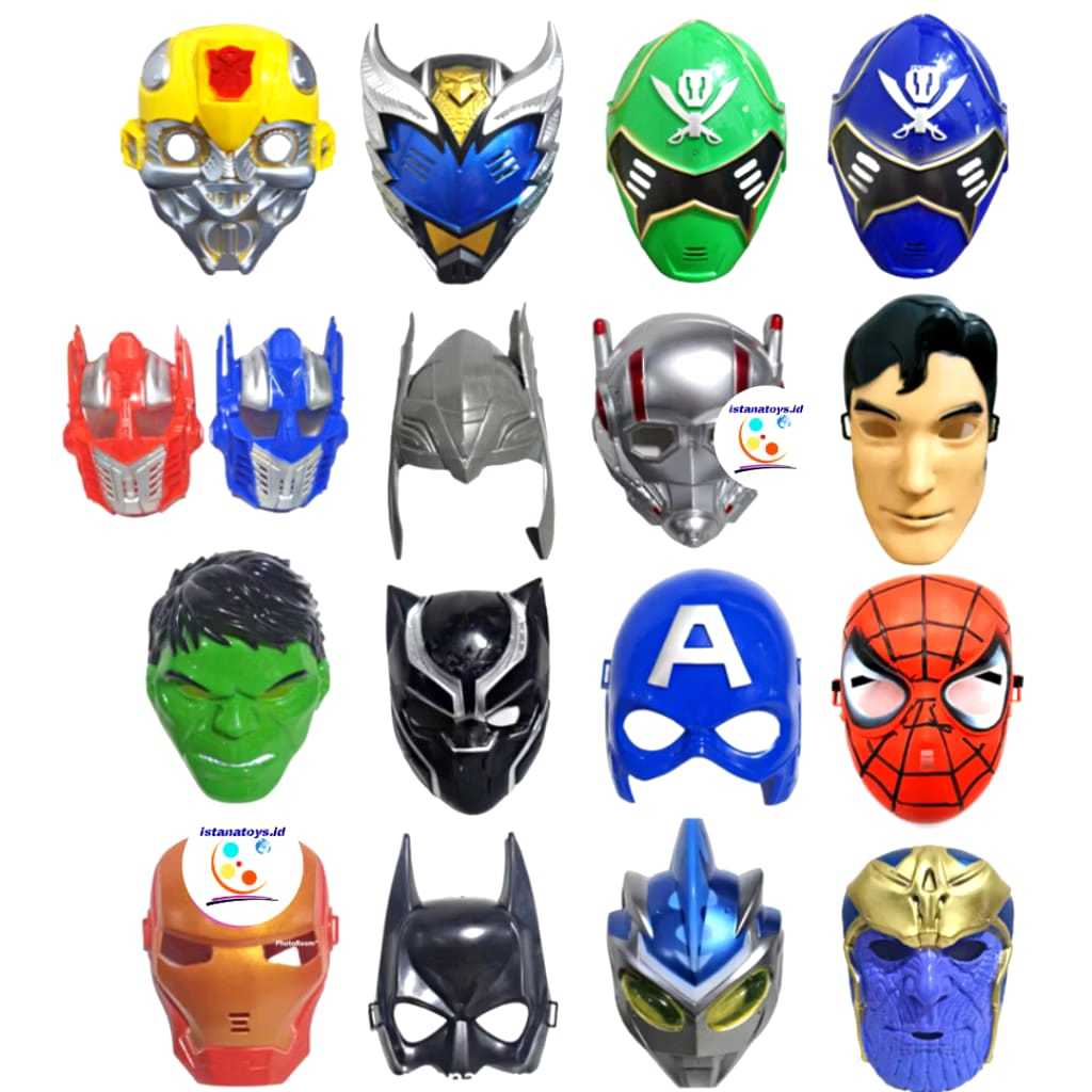 Jual TOPENG MAINAN ANAK TOPENG SUPERHERO SPIDERMAN CAPTAIN | Shopee ...