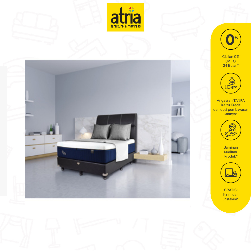 Jual Atria Mattress Ocean Capri Ortho Orthopedic Series | Shopee Indonesia