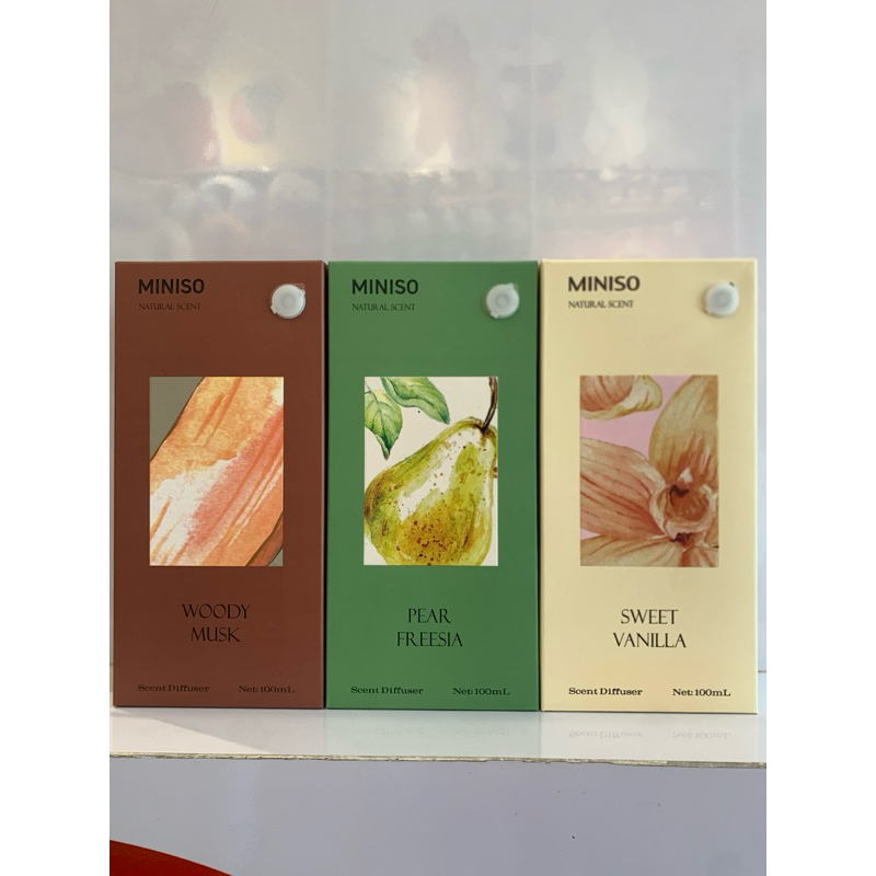 Jual Miniso Scent Diffuser (Woody & Musk, Sweet Vanilla, Pear Freesia ...